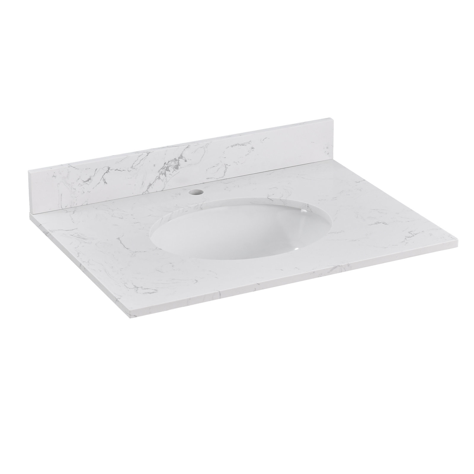 Enyibath 30 Inch Engineered Stone Bathroom Vanity Top And Sink | Wayfair