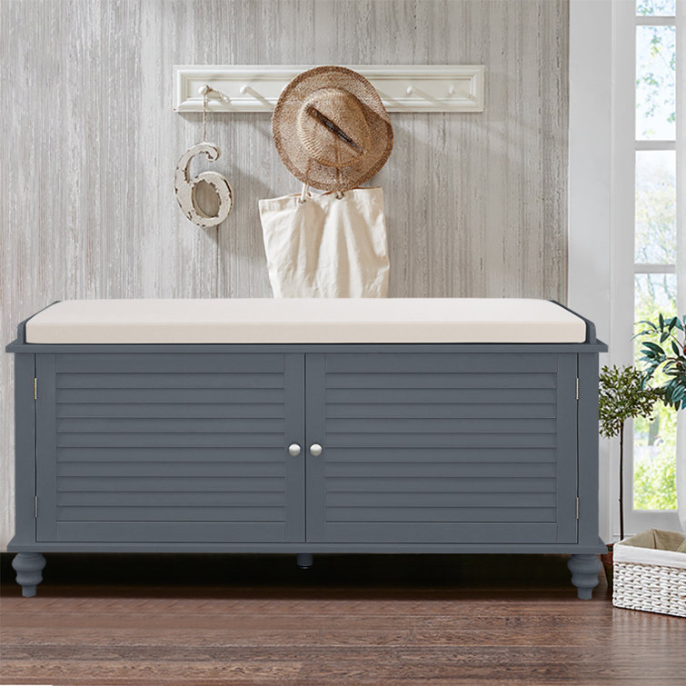 Ophelia & Co. Libbey Linen Upholstered Storage Bench & Reviews ...