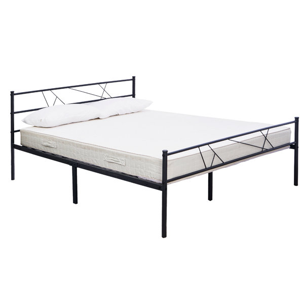 Ebern Designs Deerick Metal Open-Frame Bed | Wayfair