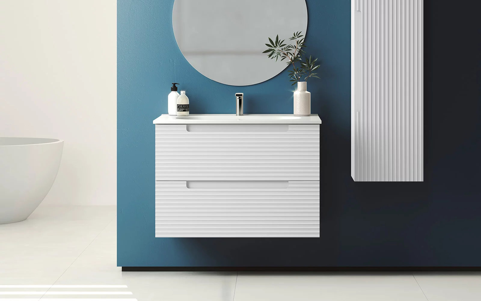 Lucena Bath 14" Moncler Wall & Floating Bathroom Linen Cabinet ...