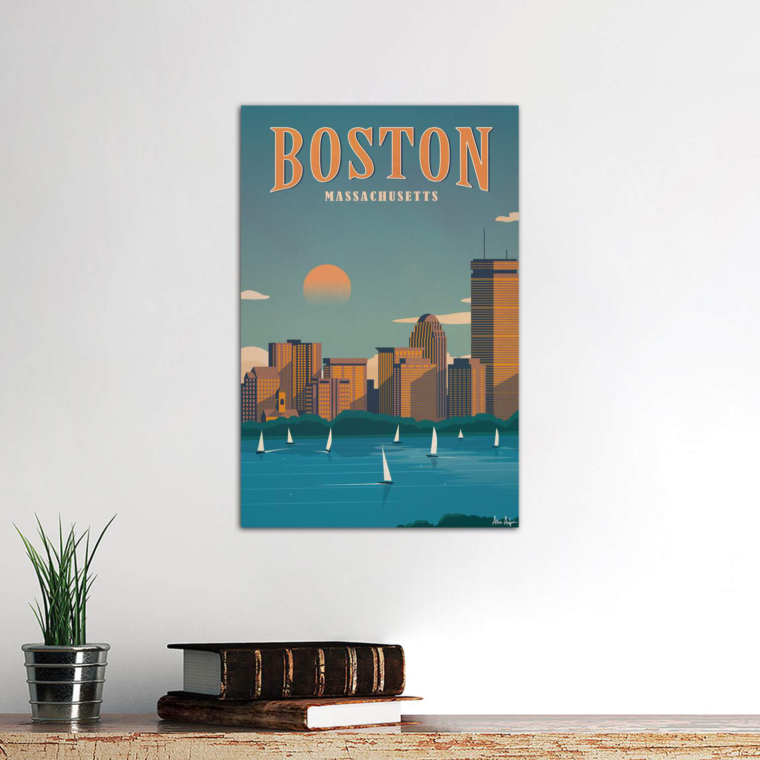 East Urban Home Boston by IdeaStorm Studios - Floater Frame Graphic Art ...