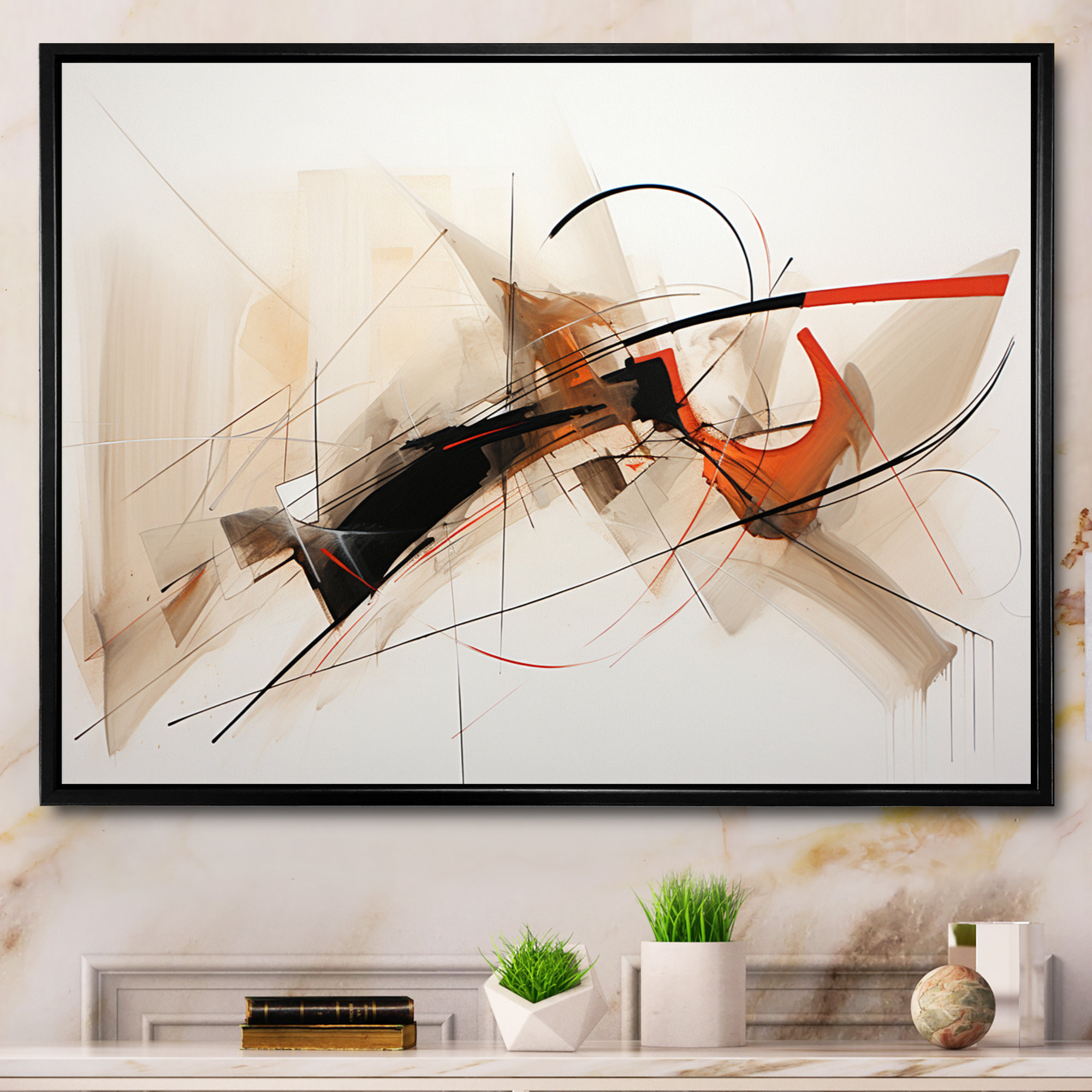 Wrought Studio™ Slowly Loosing Your Patience Abstract Watercolor ...