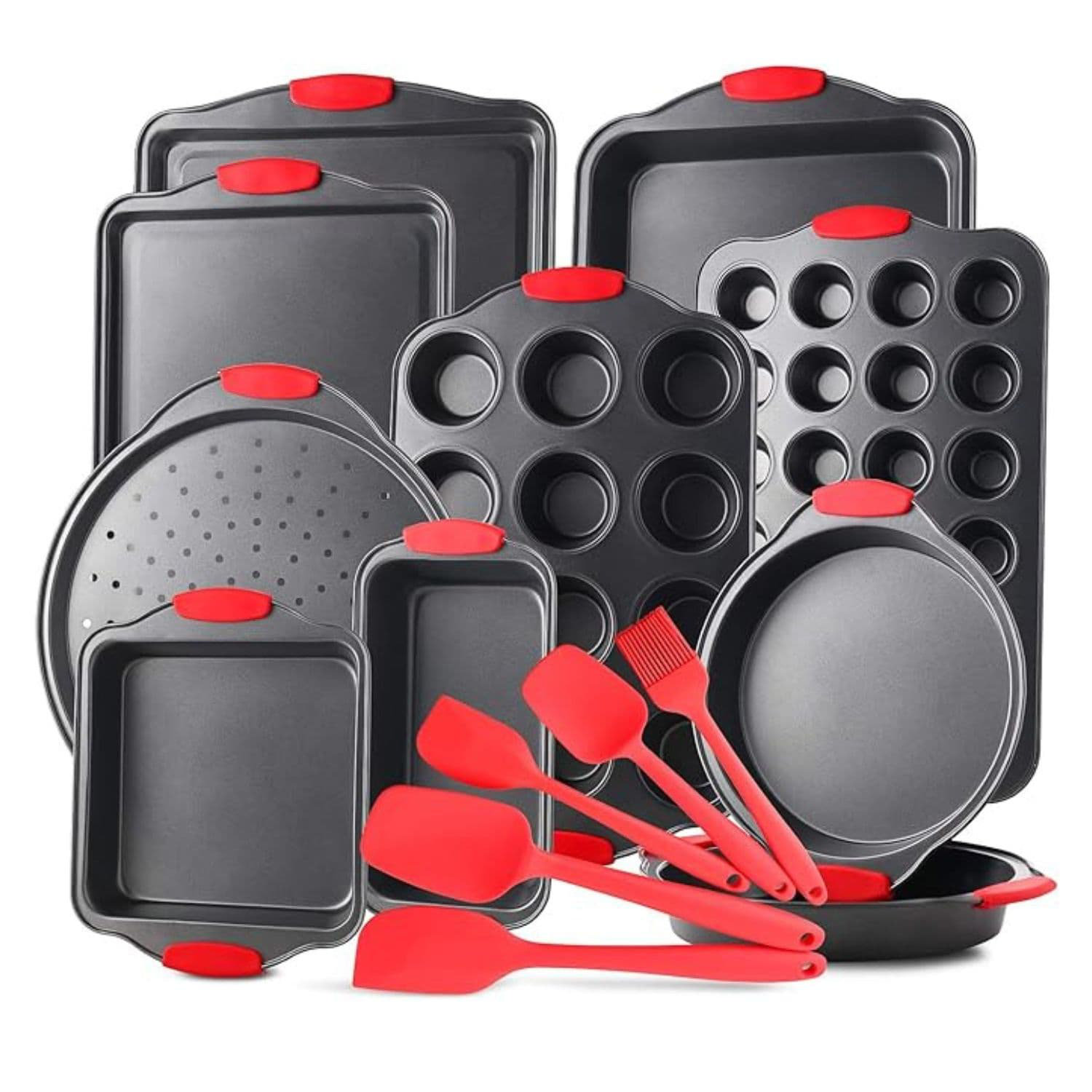 BOPWAY 15-Piece Bakeware Sets with Baking Pans | Wayfair