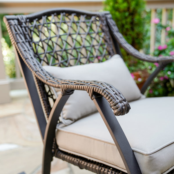 Bayou Breeze Elodie Powder Coated Aluminum Outdoor Rocking Chair | Wayfair