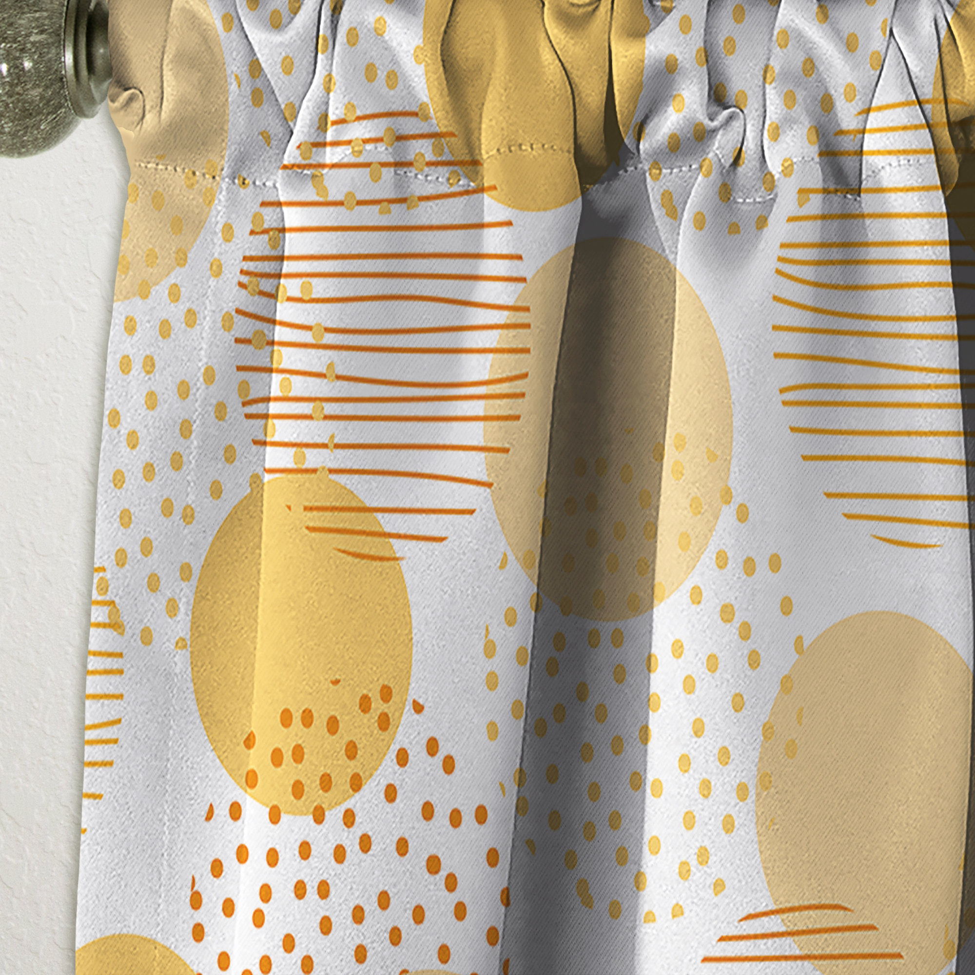 East Urban Home Circular Abstract Retro Geometric IX - Mid-Century ...