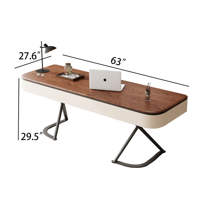 Brayden Studio® Coleharbor 63'' W Rectangle Writing Desk | Wayfair