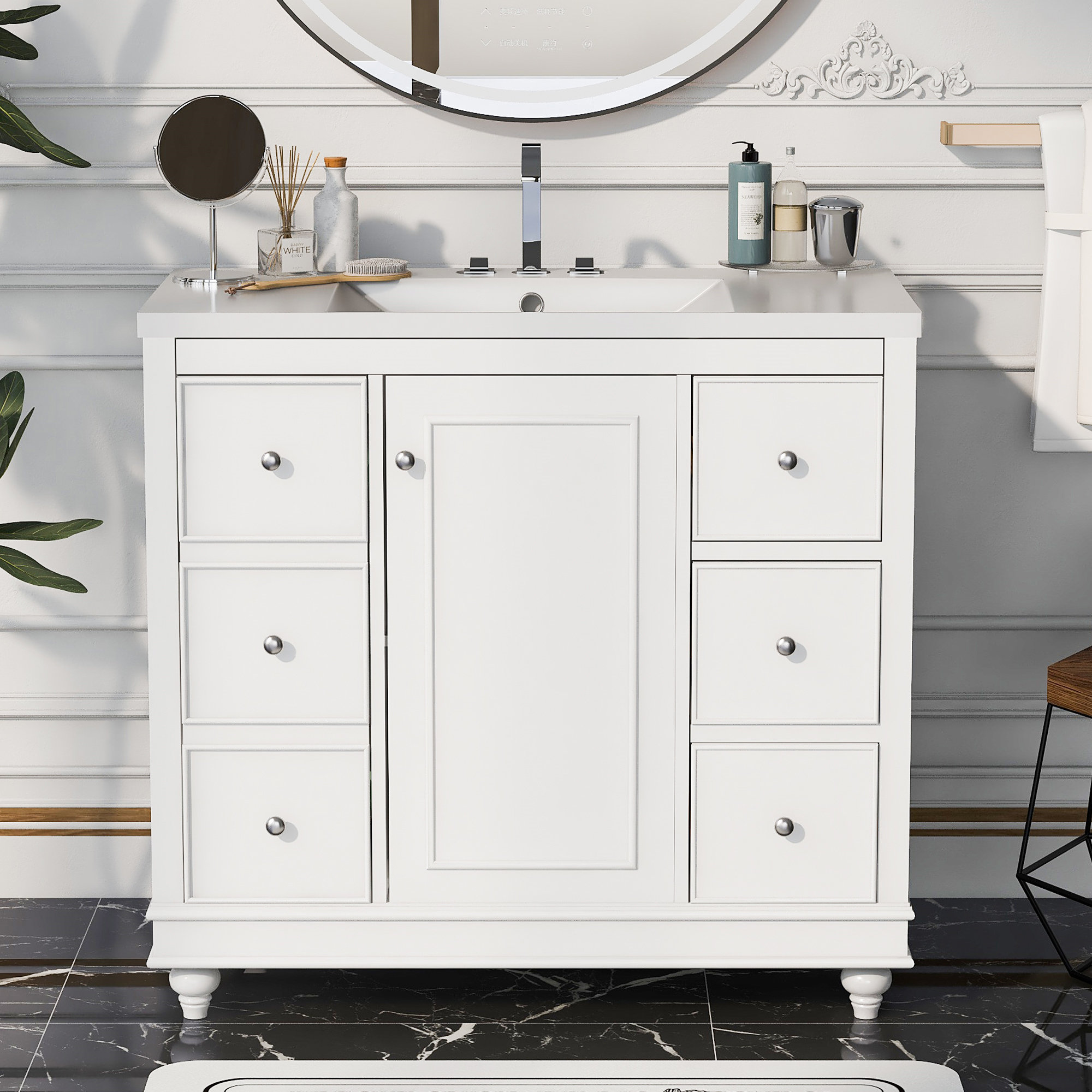 Tryimagine 18 Single Bathroom Vanity Base Only | Wayfair