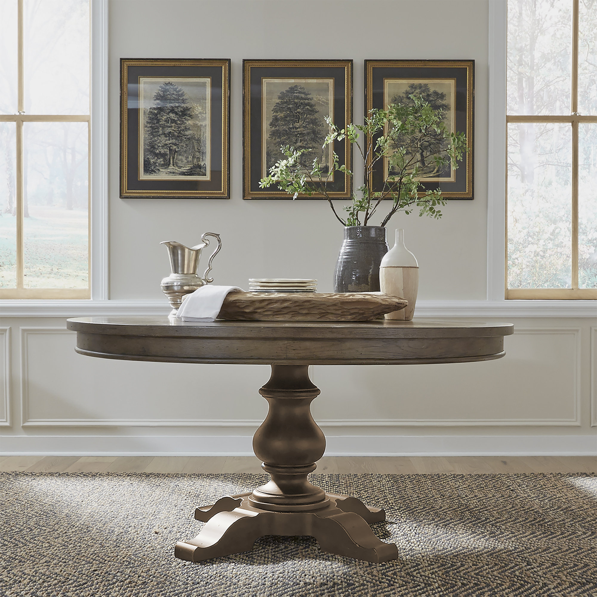 Lark Manor Frith 60" Pedestal Dining Table & Reviews - Wayfair Canada
