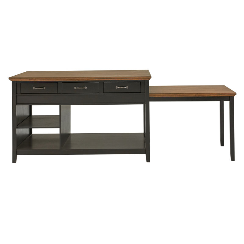 Kingstown Home Spadina Wood Kitchen Island & Reviews | Wayfair