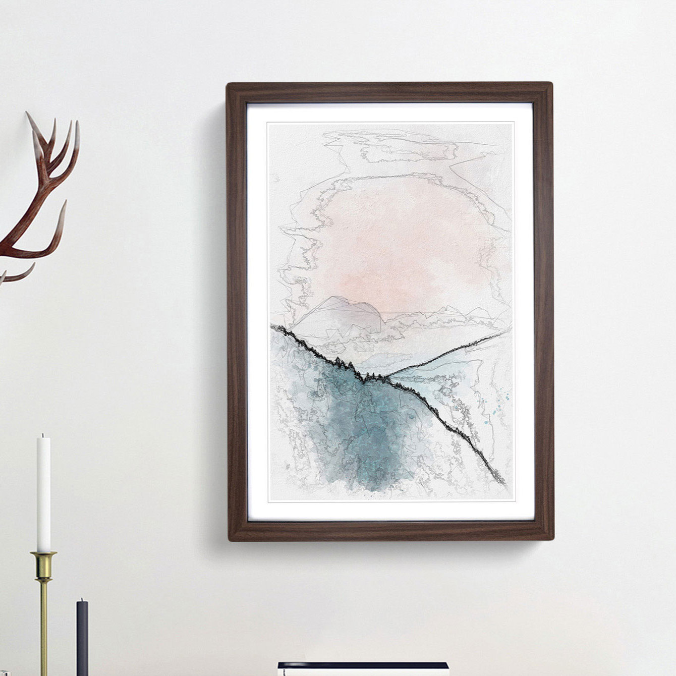 East Urban Home The Forest Angles - Picture Frame Painting Print ...