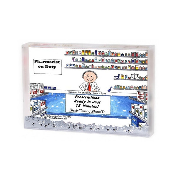 Printed Perfection Personalized Pharmacist - Male Snow Globe Frame ...