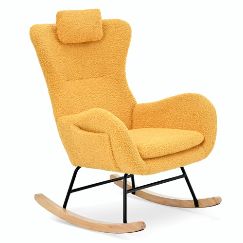 Yellow Rocking Chairs You'll Love | Wayfair