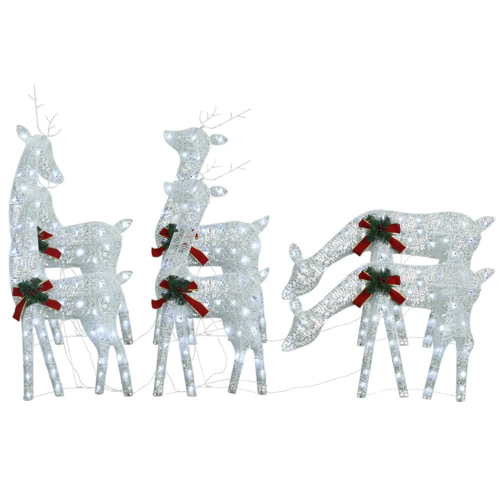 The Holiday Aisle® Christmas Reindeer Family Pre-Lit Christmas Lighting ...