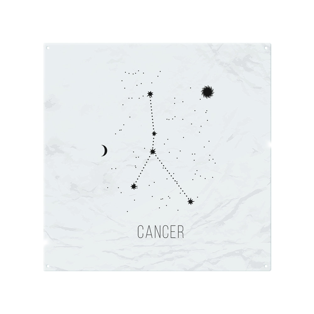 Ivy Bronx Astrology Sign Cancer Dining Splash Back | Wayfair.co.uk