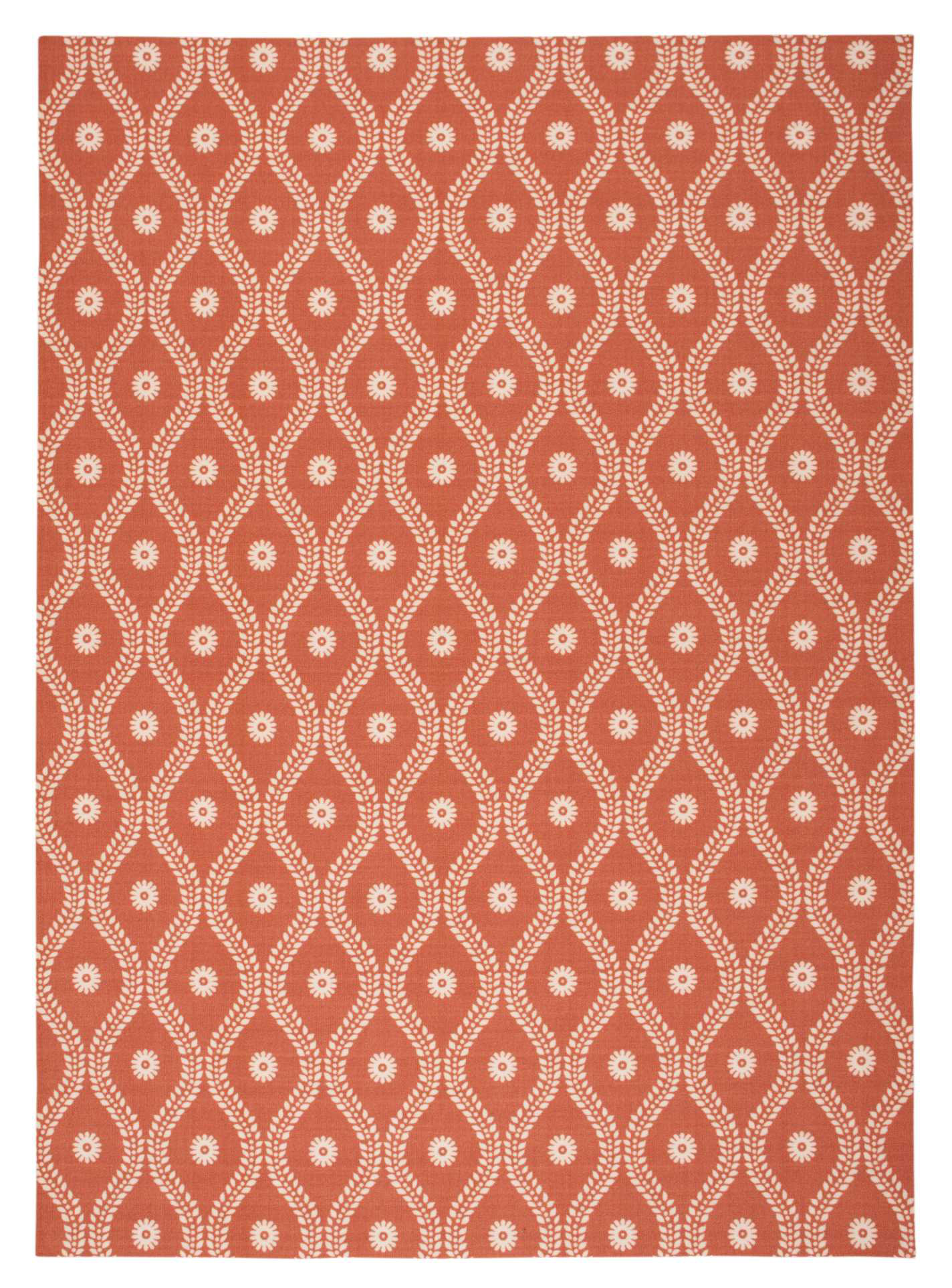Red Barrel Studio® Dian Modern Rust Area Rug | Wayfair