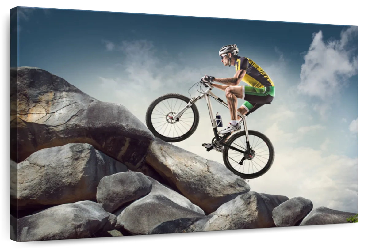 Ebern Designs Mehar Cyclist Uphill | Wayfair