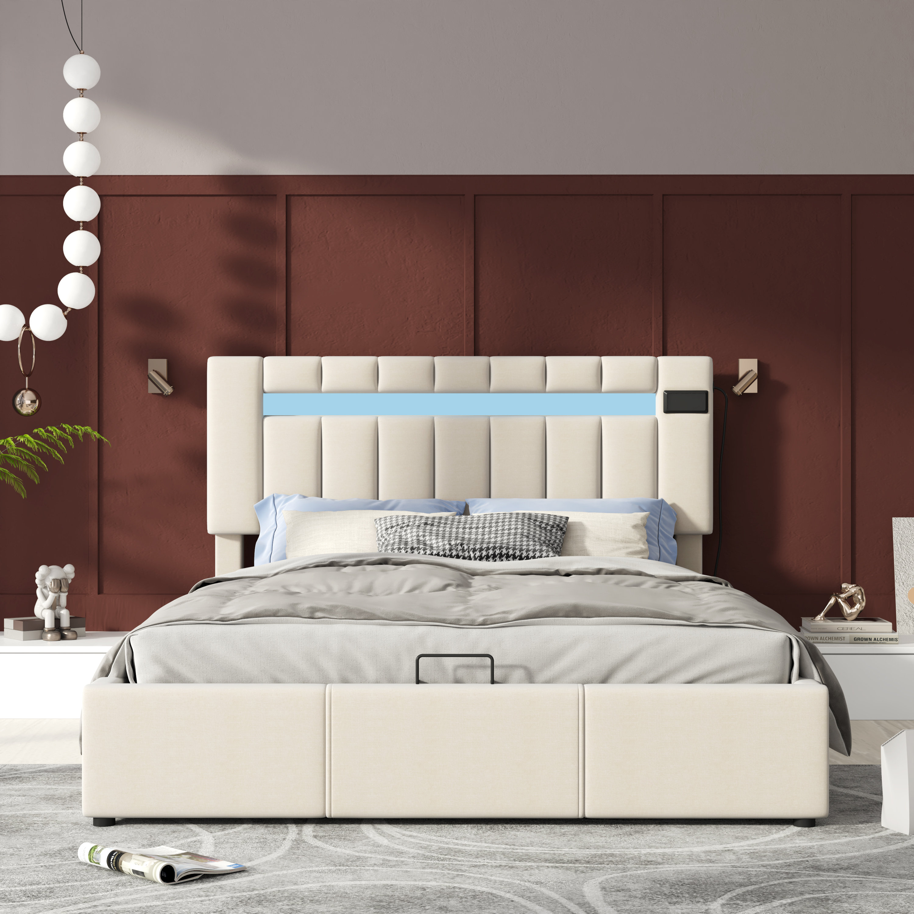 Wrought Studio™ Hermino Storage Standard Bed | Wayfair