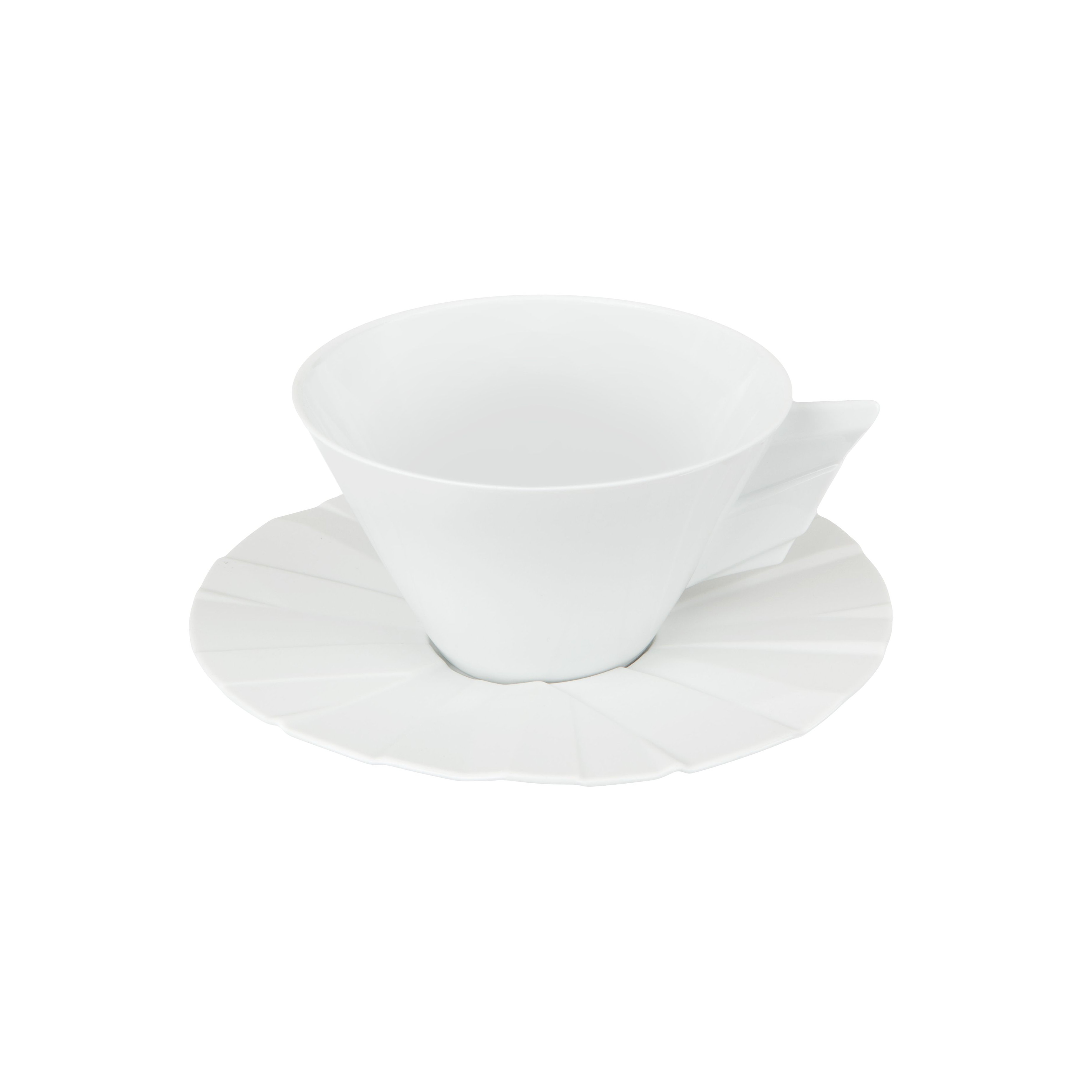 Vista Alegre Matrix Tea Cup and Saucer | Wayfair
