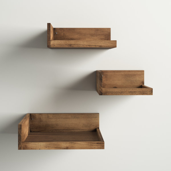 Three Posts™ Vincenzo 3 Piece Wall Shelf & Reviews | Wayfair