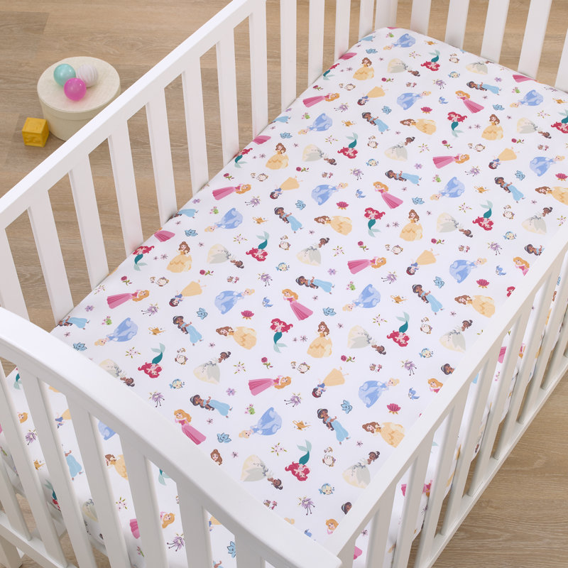 Disney Nojo Princess Fitted Crib Sheet | Wayfair