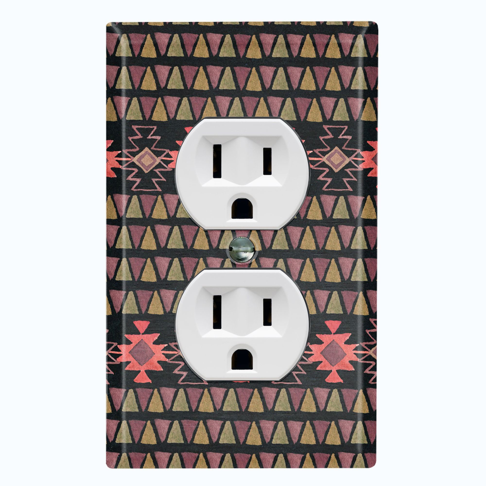 WorldAcc Indian Native Tribal 1-Gang Duplex Outlet Wall Plate - Wayfair ...