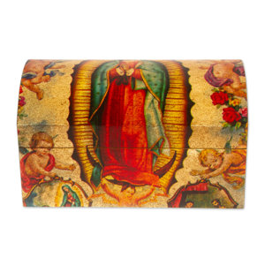 Trinx Virgin of Guadalupe Decorative Chest Box | Wayfair