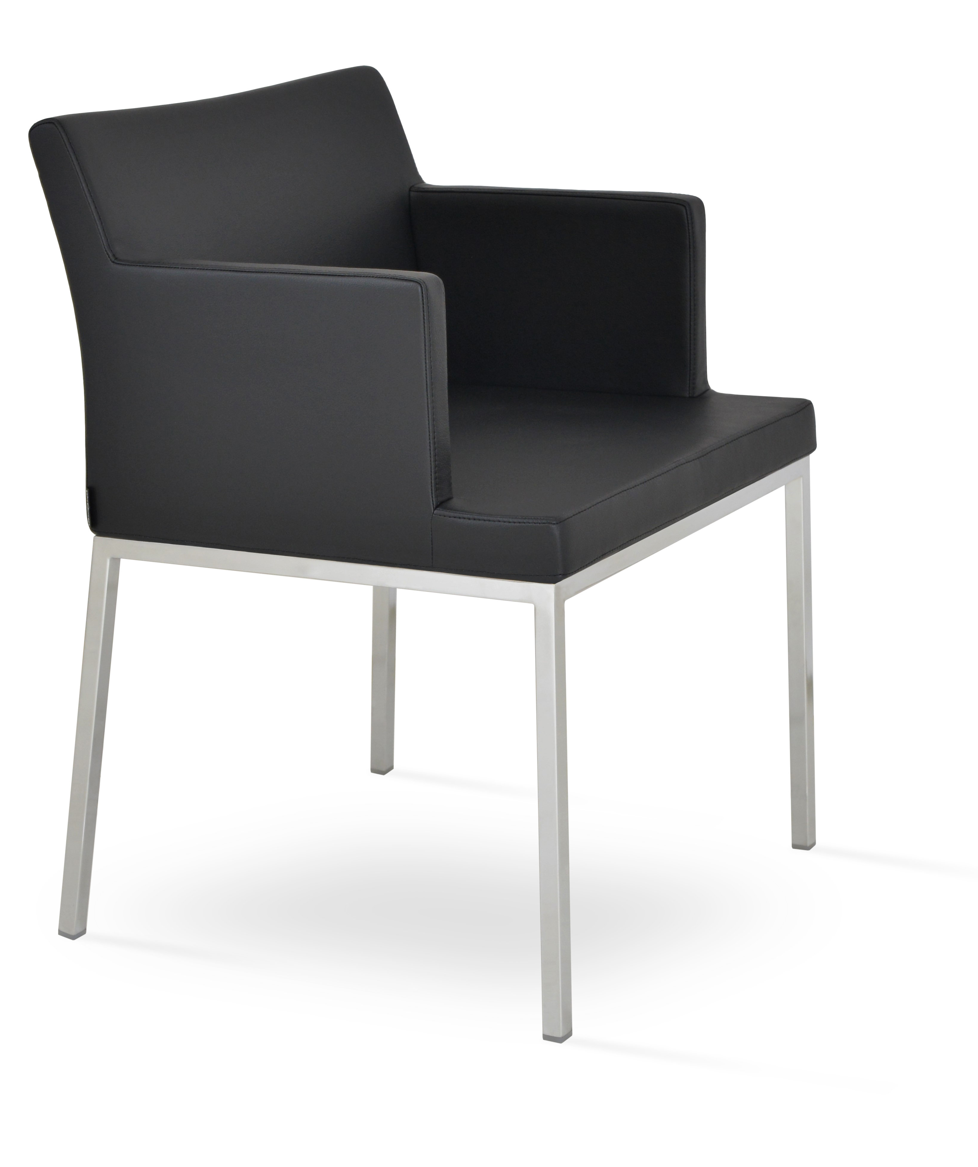 sohoConcept Parma Metal Solid Back Arm Chair & Reviews | Wayfair