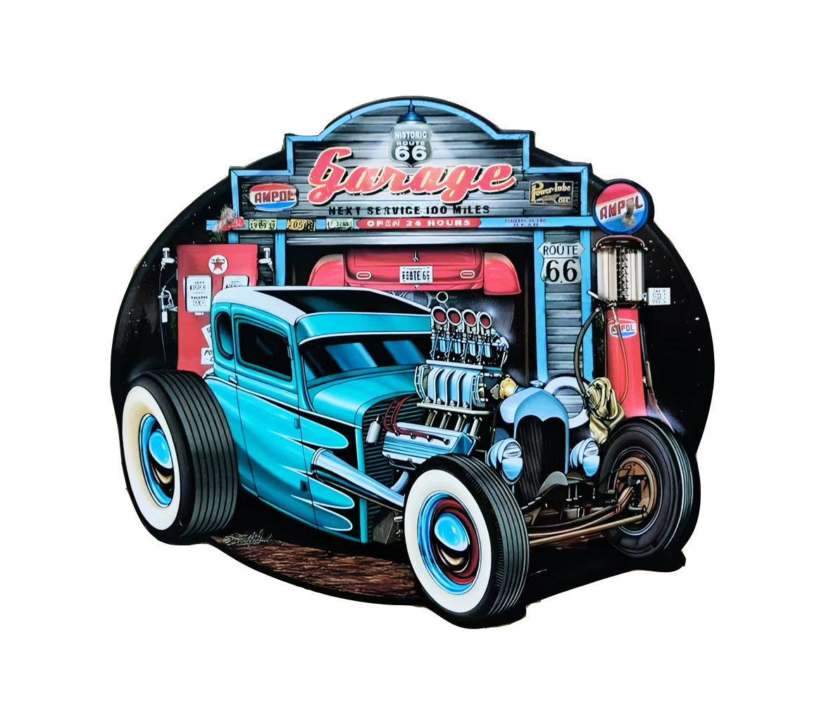 17 Stories Hot Rod Tin Sign | Wayfair