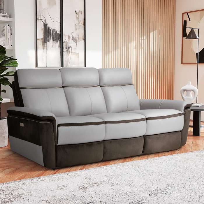 Latitude Run® Ednerd 109.5" Upholstered Power Reclining Sofa | Wayfair