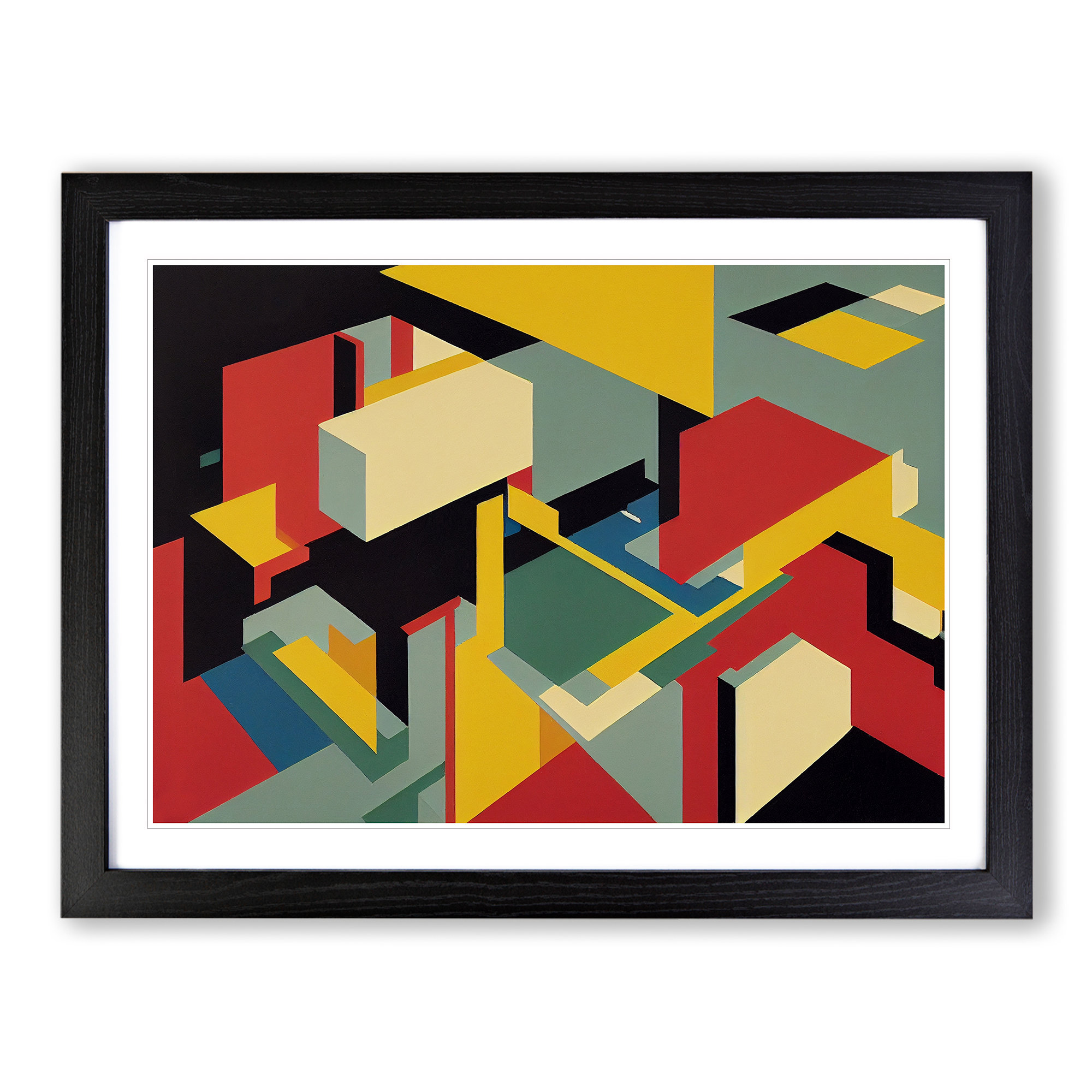 Metro Lane Bauhaus Vol.3 Abstract - Picture Frame Graphic Art | Wayfair.ie