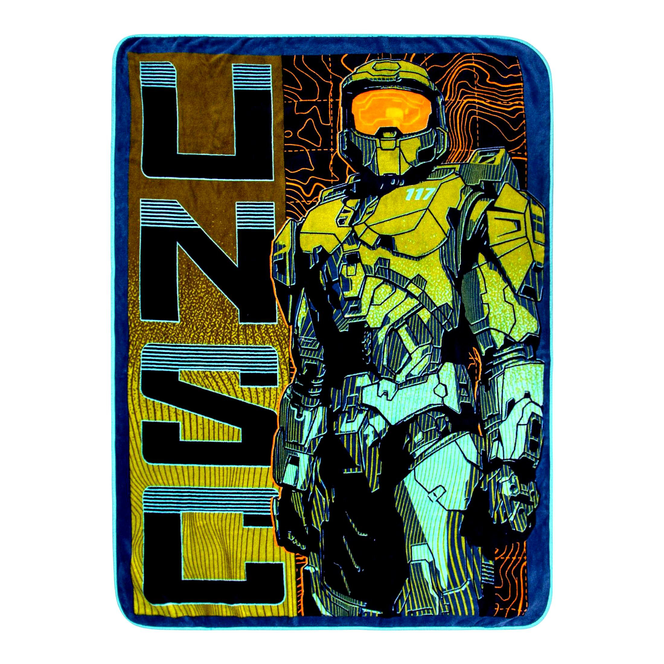 BRBCA Master Chief Micro Plush Fleece Throw - 50x60 Inches | Wayfair