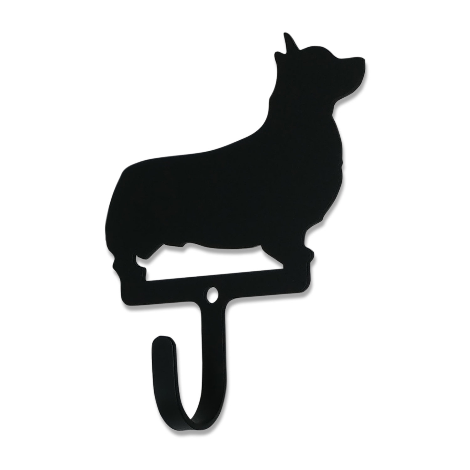 Village Wrought Iron New Corgi Small Wall Hook | Perigold