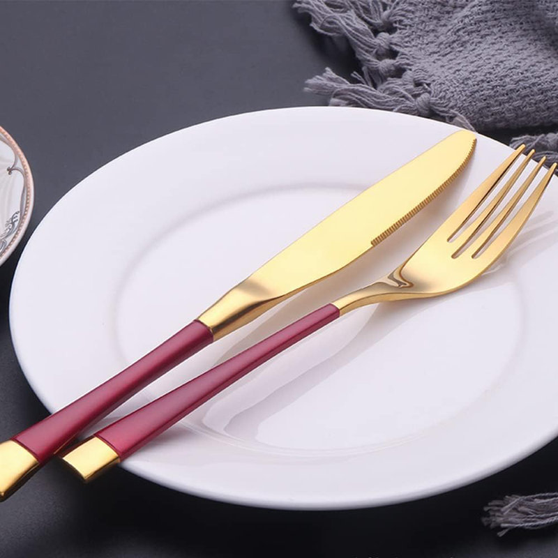 Mercer41 Ferkin Flatware Set - Service for 6 & Reviews | Wayfair