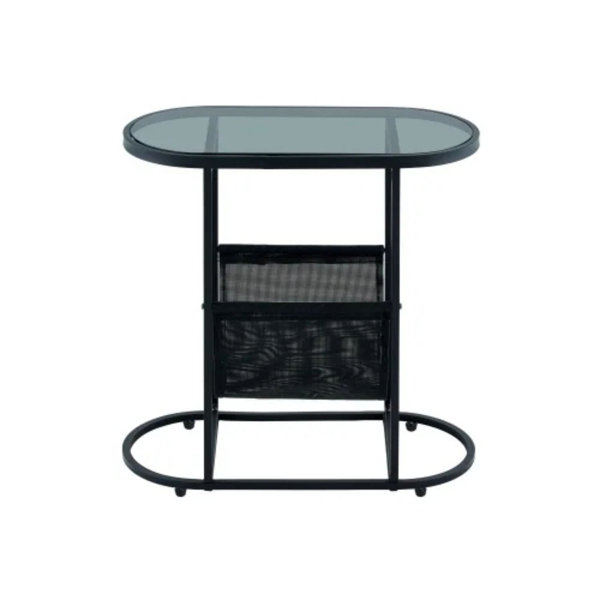 Rubbermaid Oval Small Side Tables, Modern End Side Table With Magazines ...