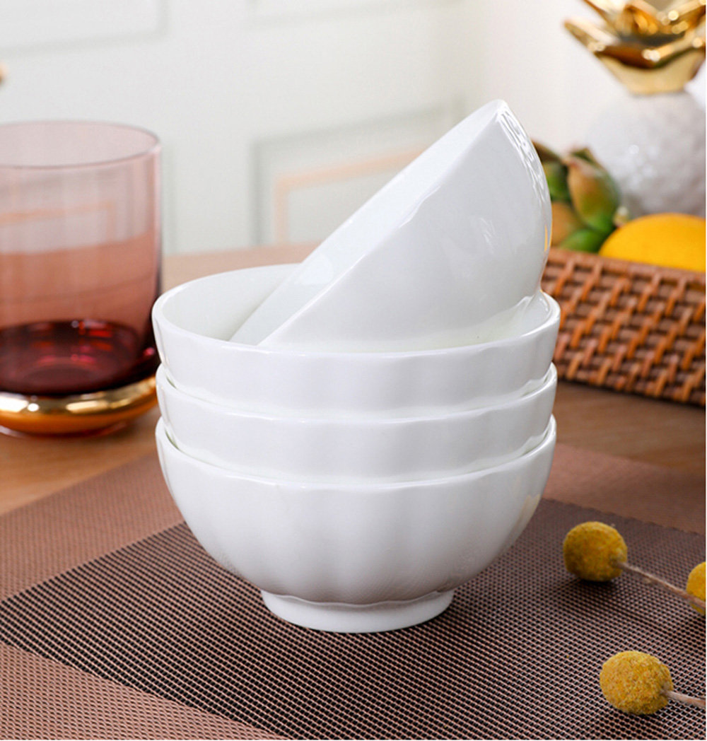 Charlton Home White Serving Bowl 8" Buffet Kitchen Soup Candy Salad ...