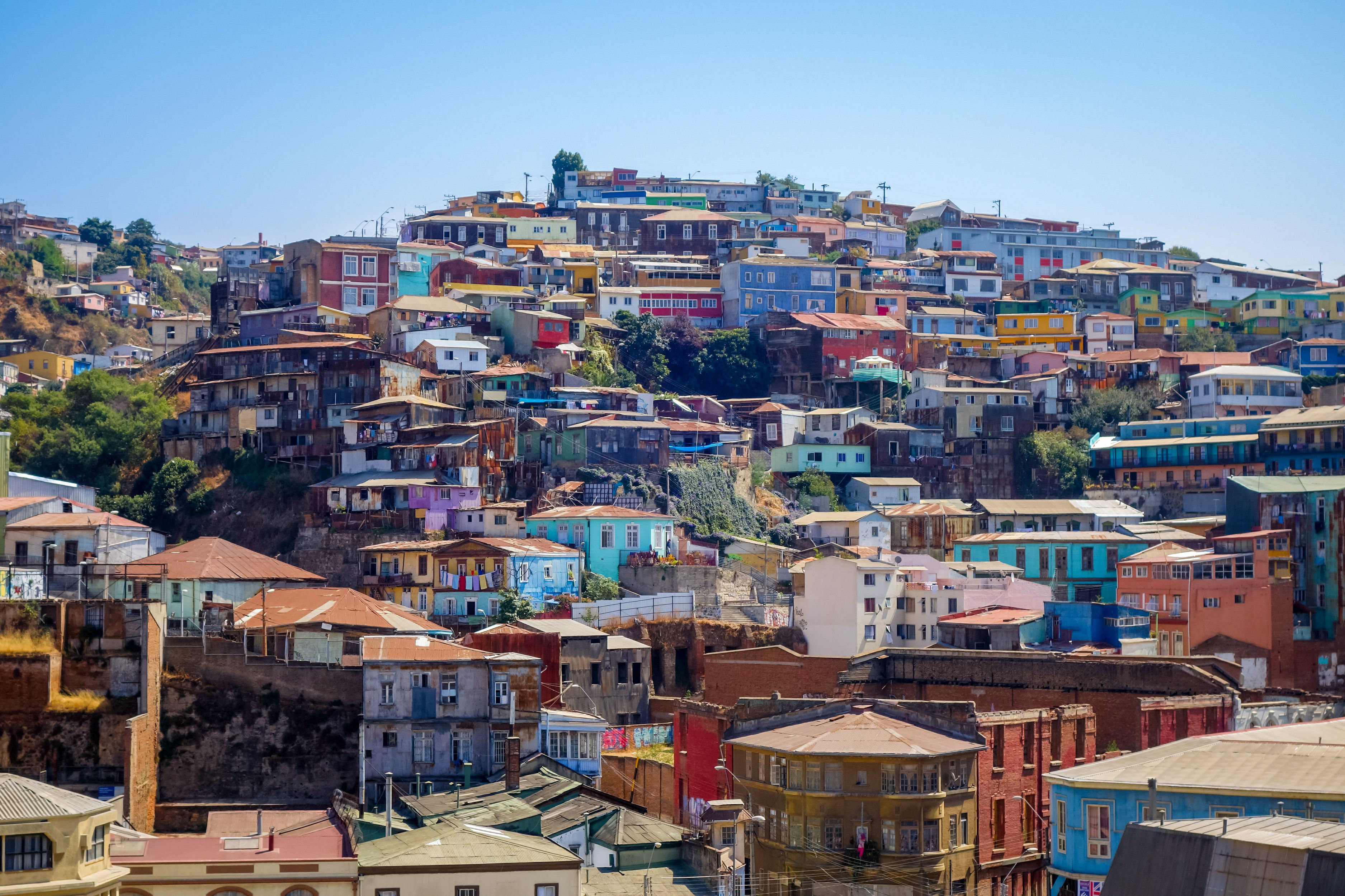 Winston Porter Ilsa Valparaiso Cityscape, Chile by - Wrapped Canvas ...