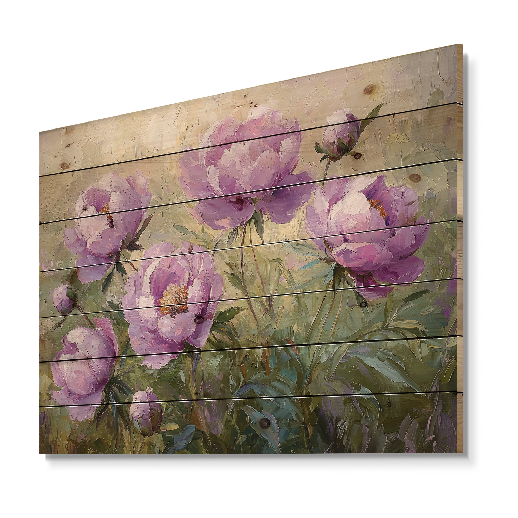 Ophelia & Co. Lavender Peonies In The Farms Meadow At Sunset I ...