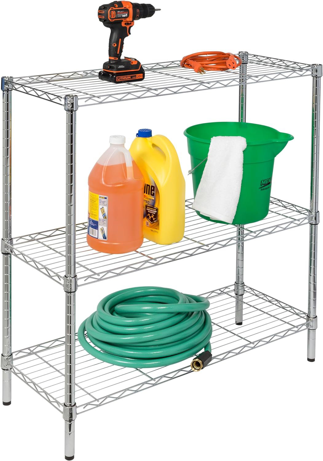 17 Stories Heavy-Duty Adjustable Steel Shelving Unit With 200-Lb ...