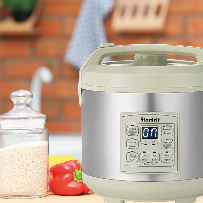 Starfrit 14-Cup 7-Preset Low-Carb Electric Rice Cooker & Reviews | Wayfair
