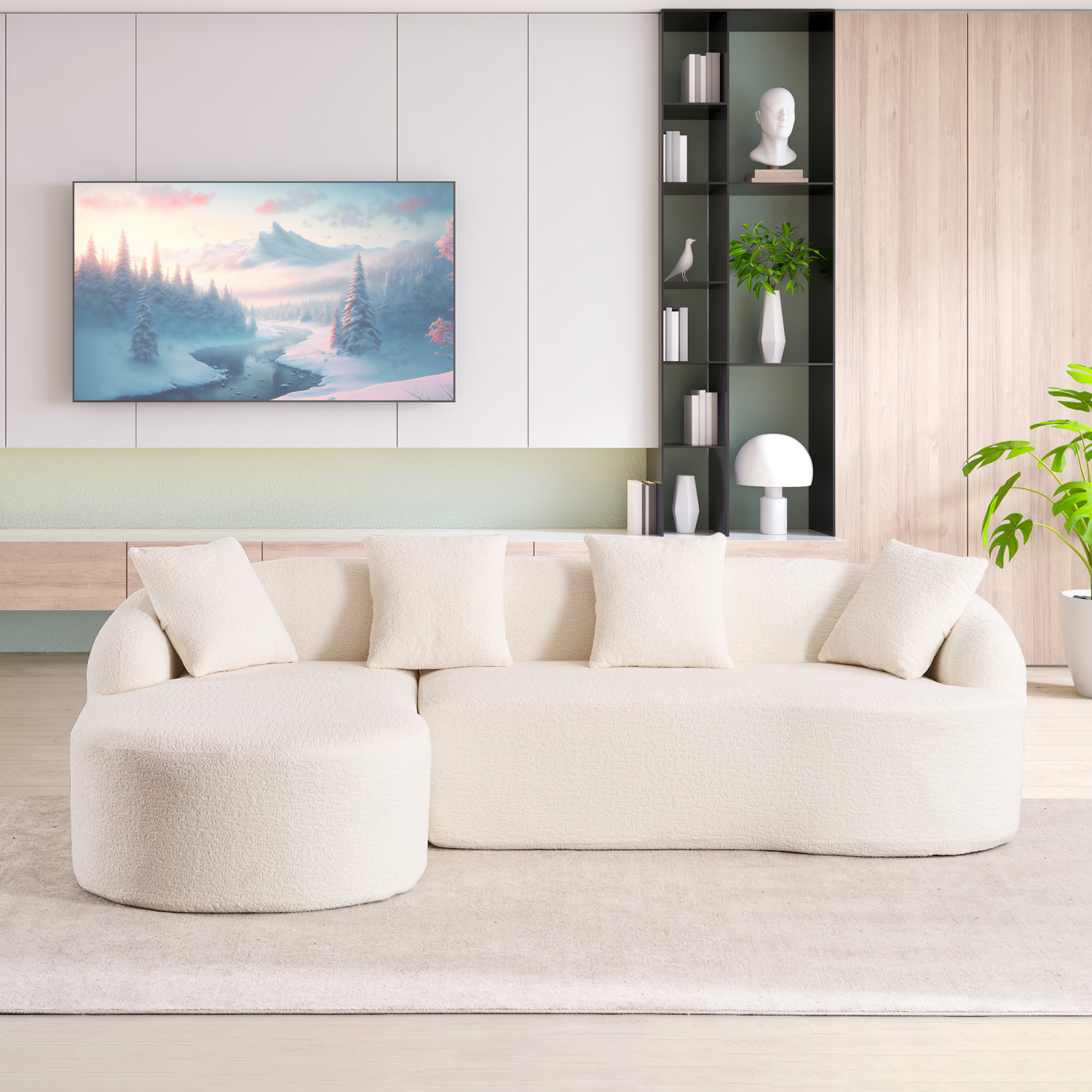 Latitude Run® Chenille Fabric Full Sponge Compression Sofa | Wayfair