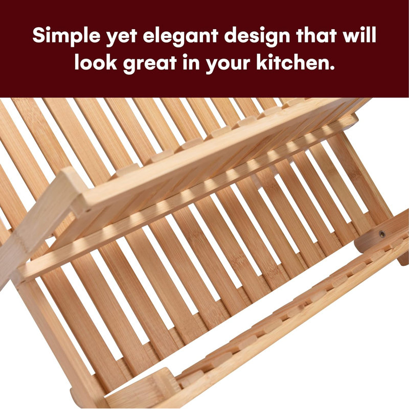 Shimano Bamboo Dish Rack | Wayfair