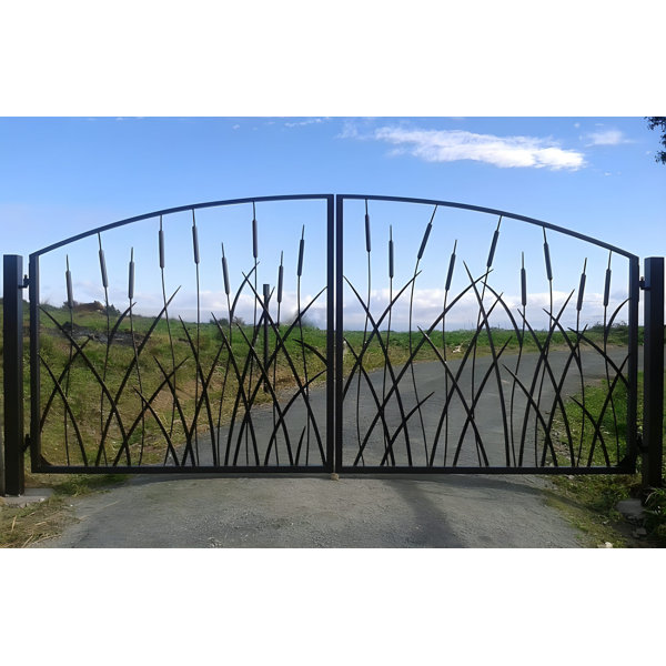 TAIMCO Model 132 BLACK Metal Gate - Wayfair Canada
