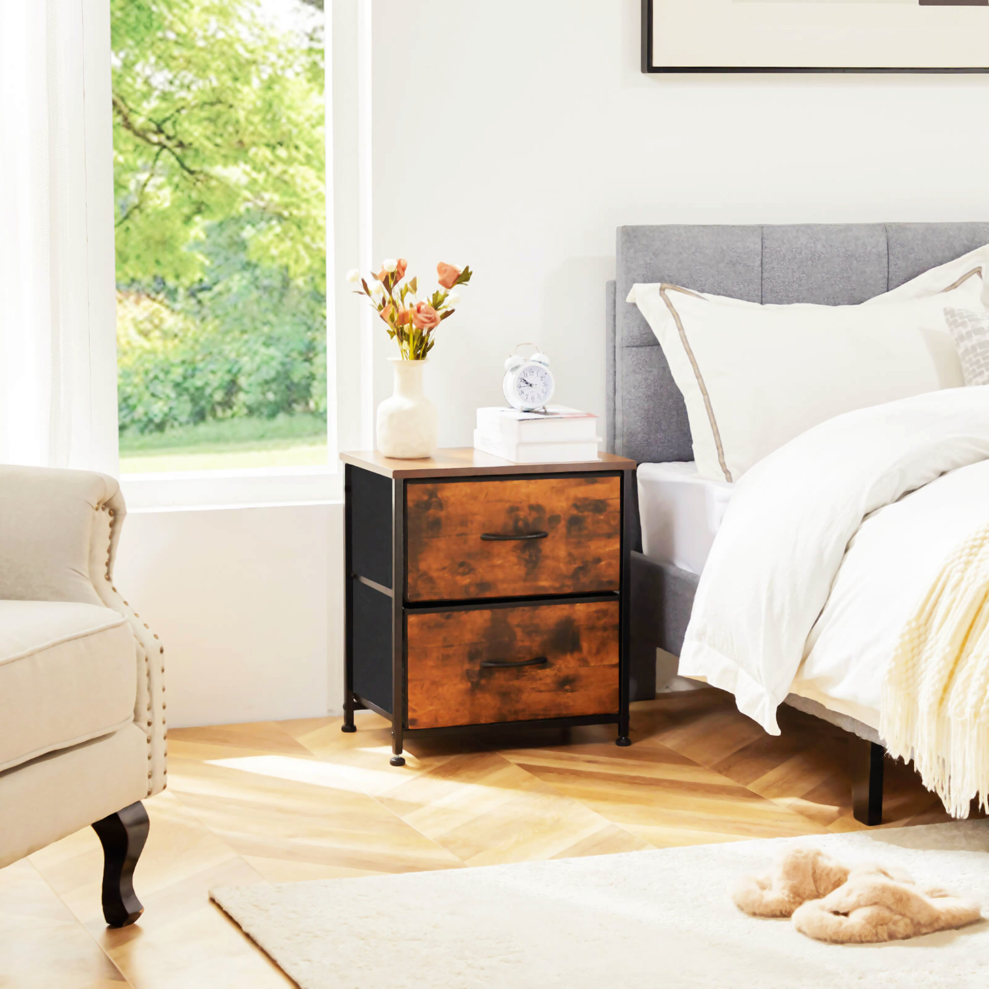 17 Stories Udella Metal Accent Chest | Wayfair