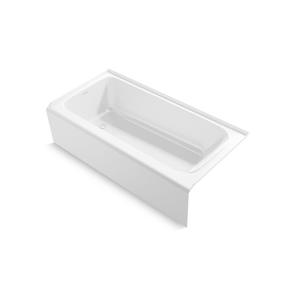 Kohler Avec 72 In. X 36 In. Alcove Bath, Left Drain | Wayfair