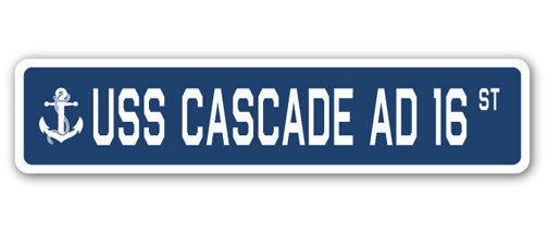 SignMission Cascade Ad 16 Street Sign Heavy Duty Plastic 4" X 18" | Wayfair