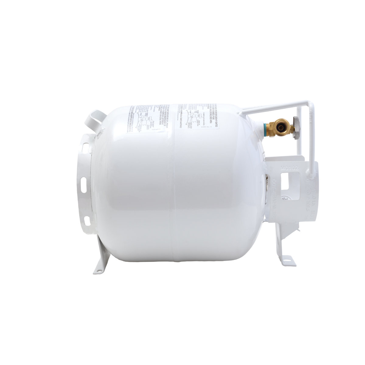 Flame King 20LB Empty Steel Horizontal Propane Tank Cylinder for ...