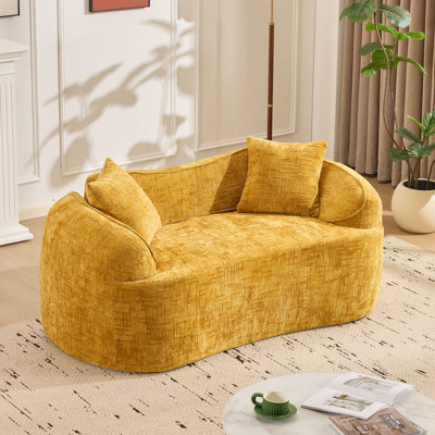 yellow sofa small