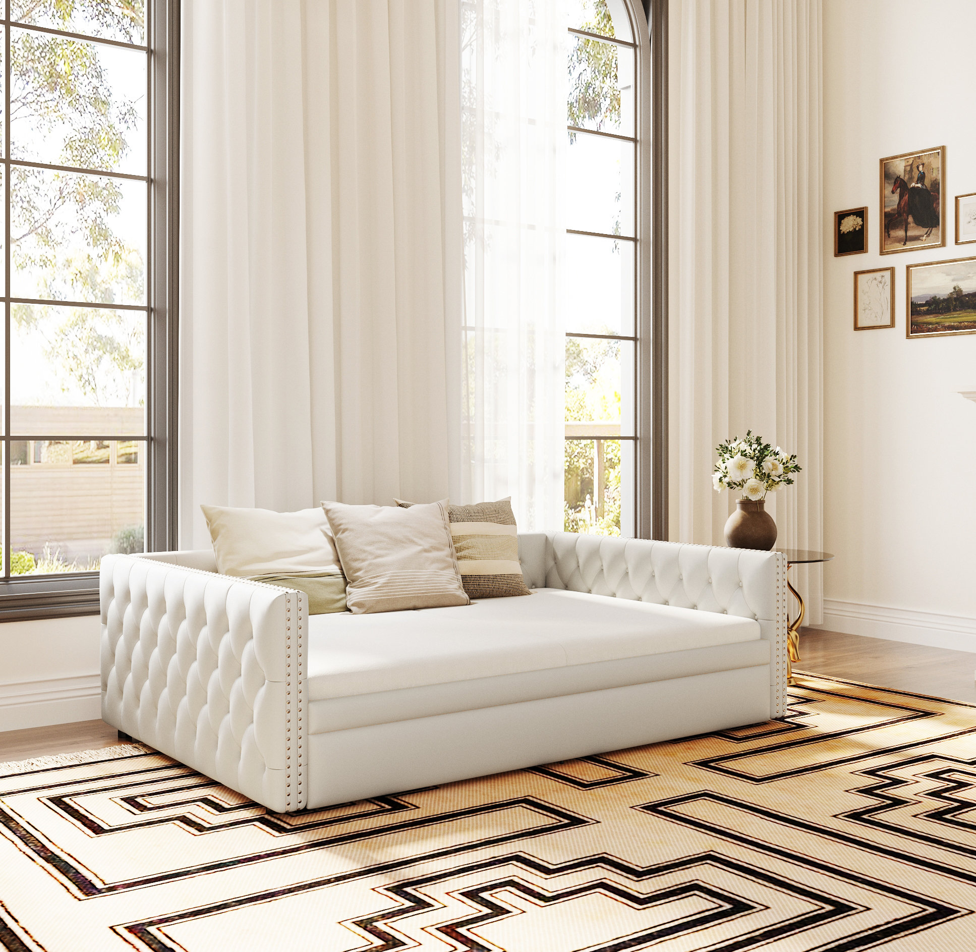 Winston Porter Shamiyah 85'' Square Arms Sofa - Wayfair Canada