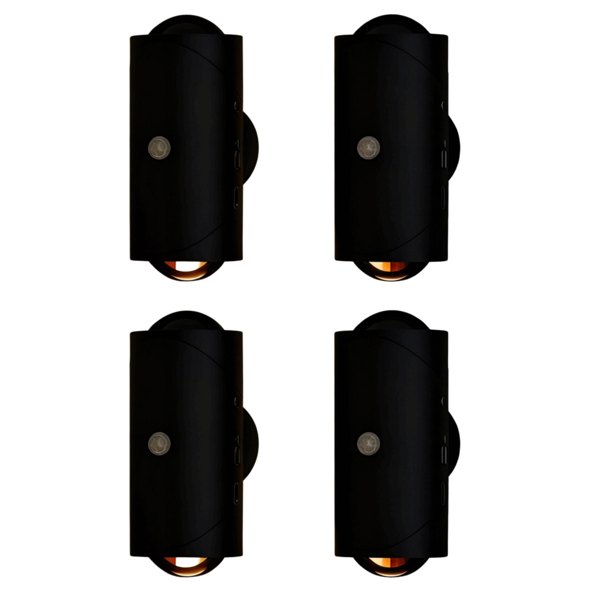 Wrought Studio™ 4-piece Rechargeable Led Night Light Wall Lamp Set ...