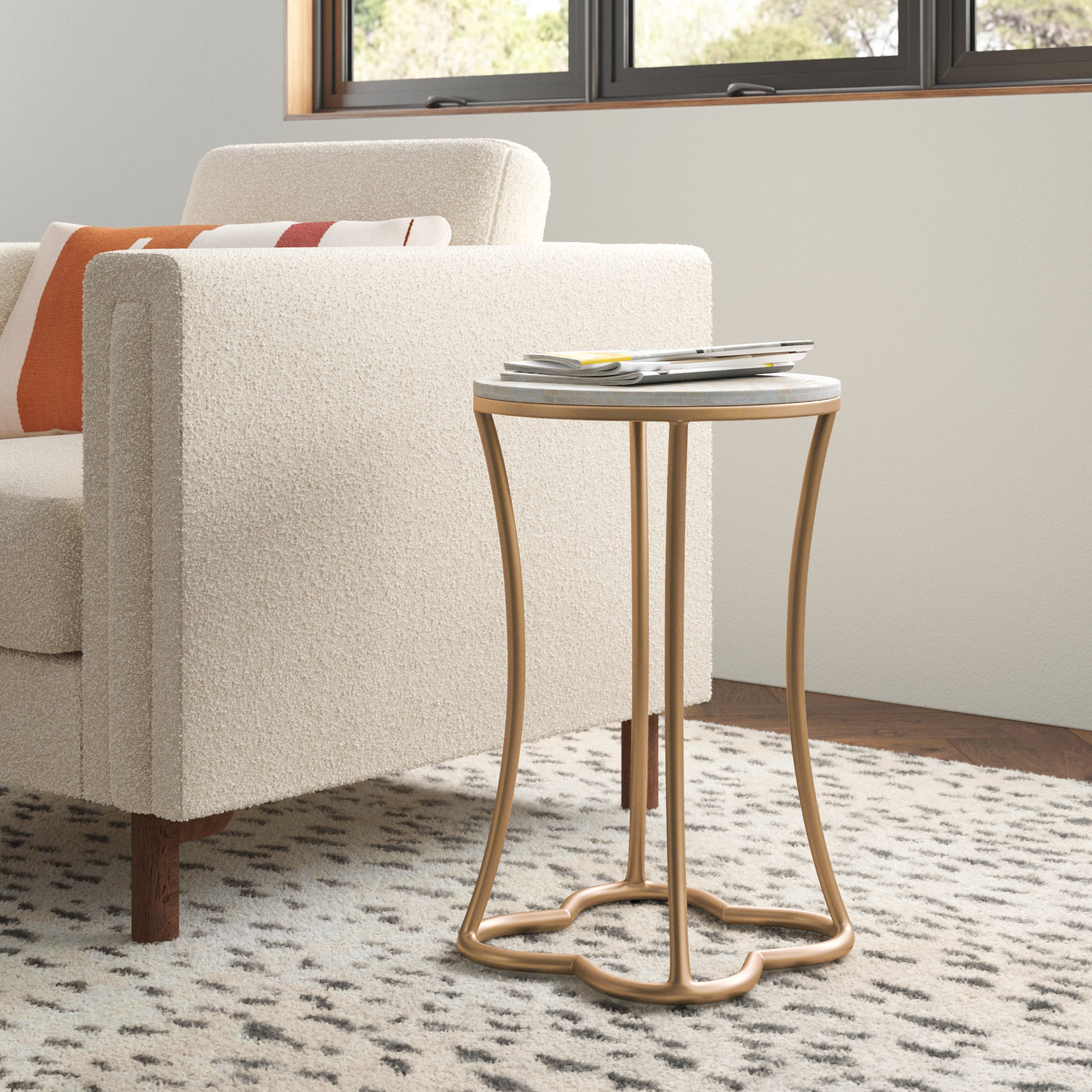 Mercer41 Camille 24'' Tall Capiz Shell End Table & Reviews - Wayfair Canada